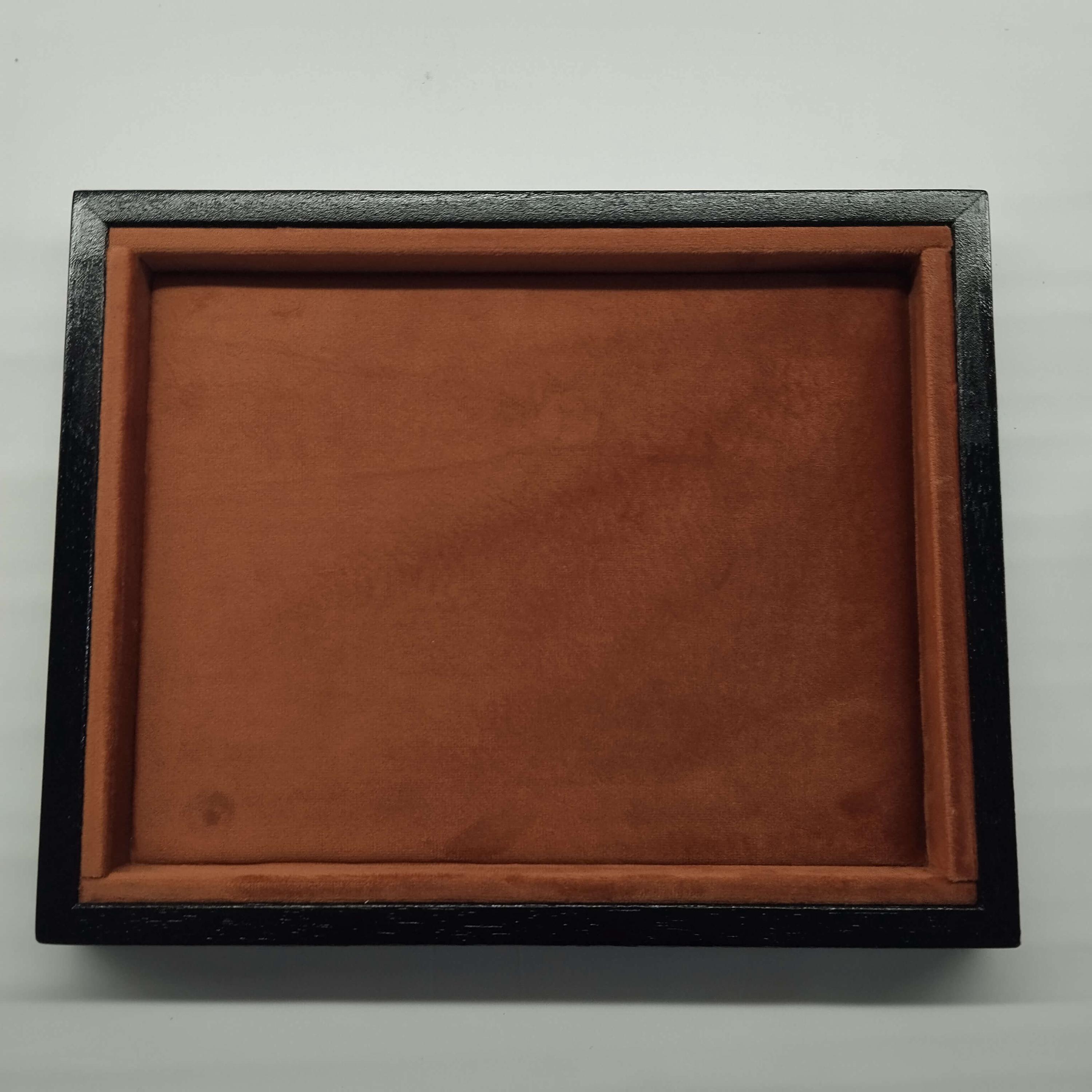 Wood and Satin Jewelry Display Tray – Customizable With Logo – Handmade ...