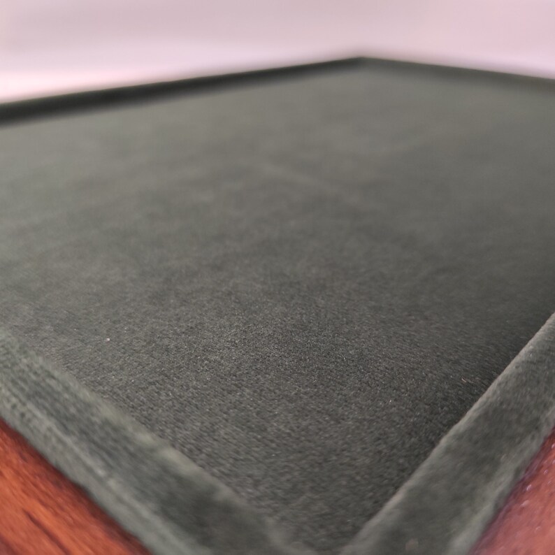 Tray in Wood and Velvet for Jewels, Coins, Medals CUSTOMIZABLE - Etsy