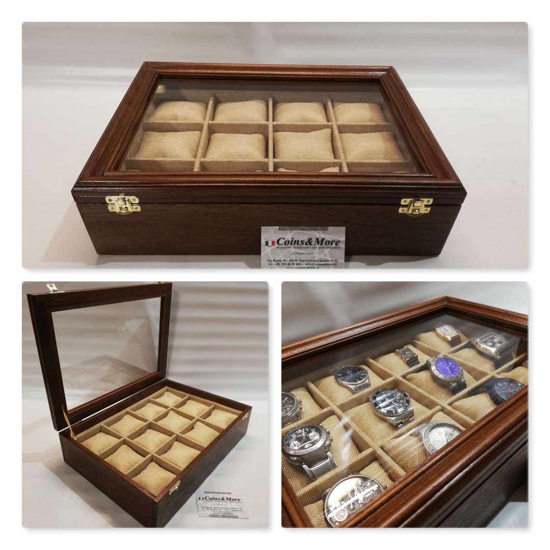 Wooden Box for Luxury Wrist Watches, Watch Box, Tudor, Hublot, Rolex ...