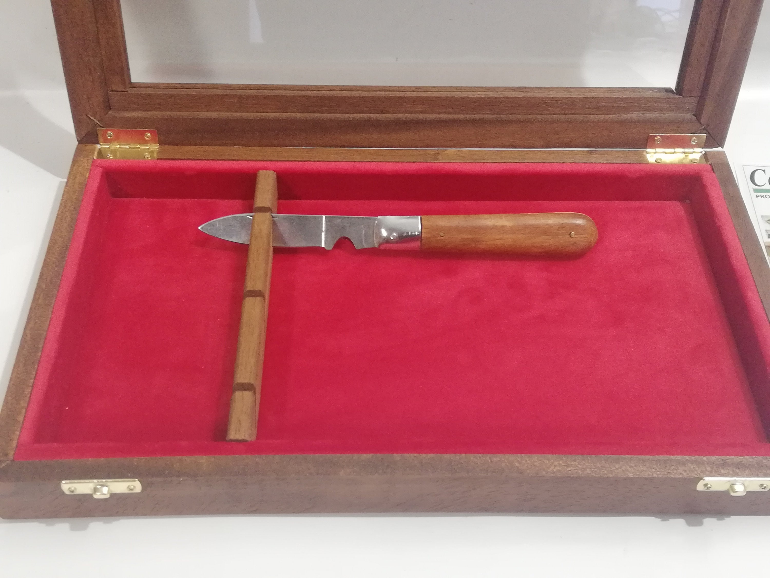 Display for Collectible Knives Personalized Box in Wood and - Etsy