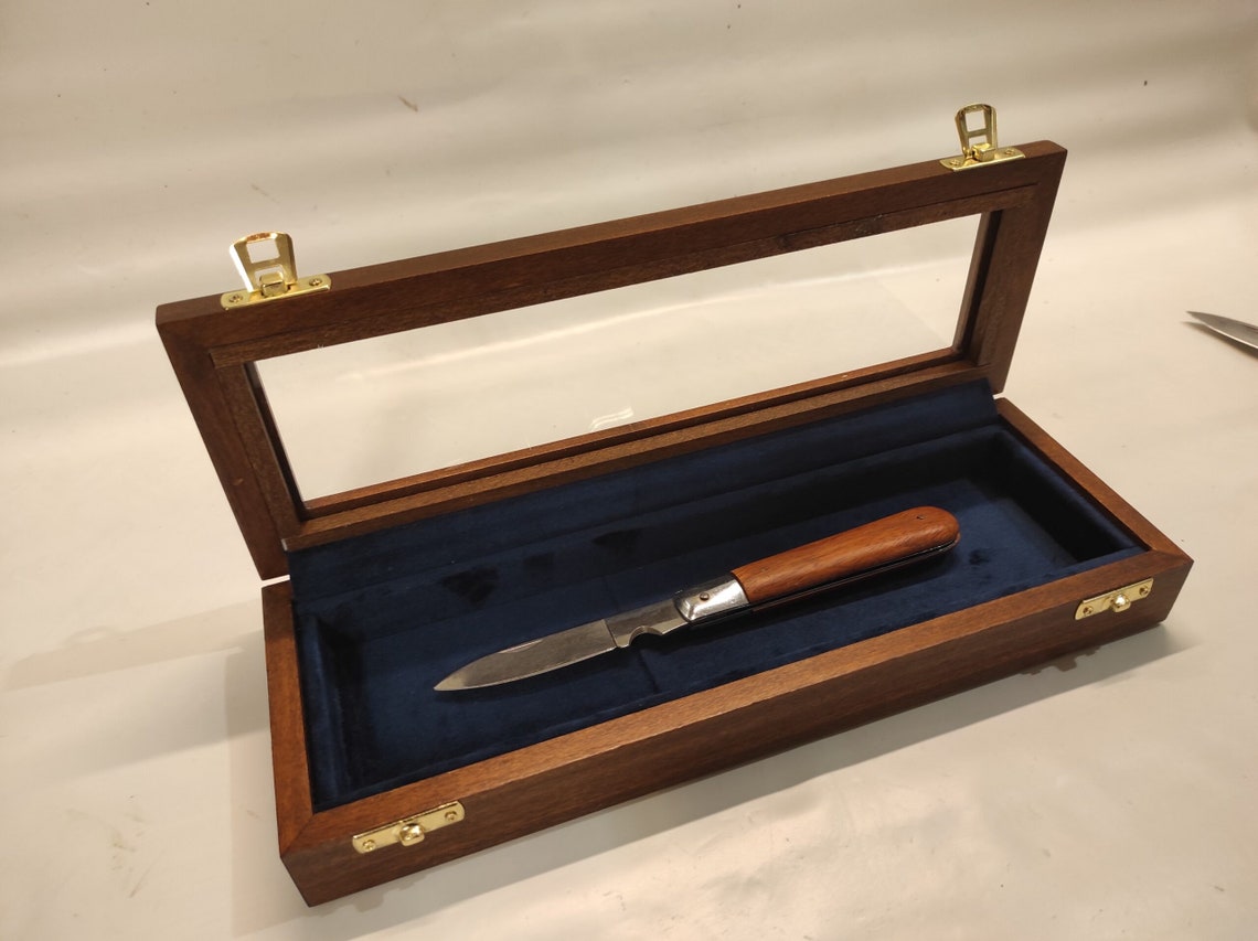 Wooden Case for Fine Collectible Knives Display Case - Etsy