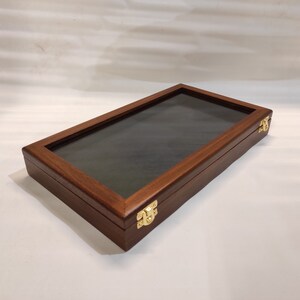 Refined Wooden and Glass Case for Generic Collections Also for Fossils ...