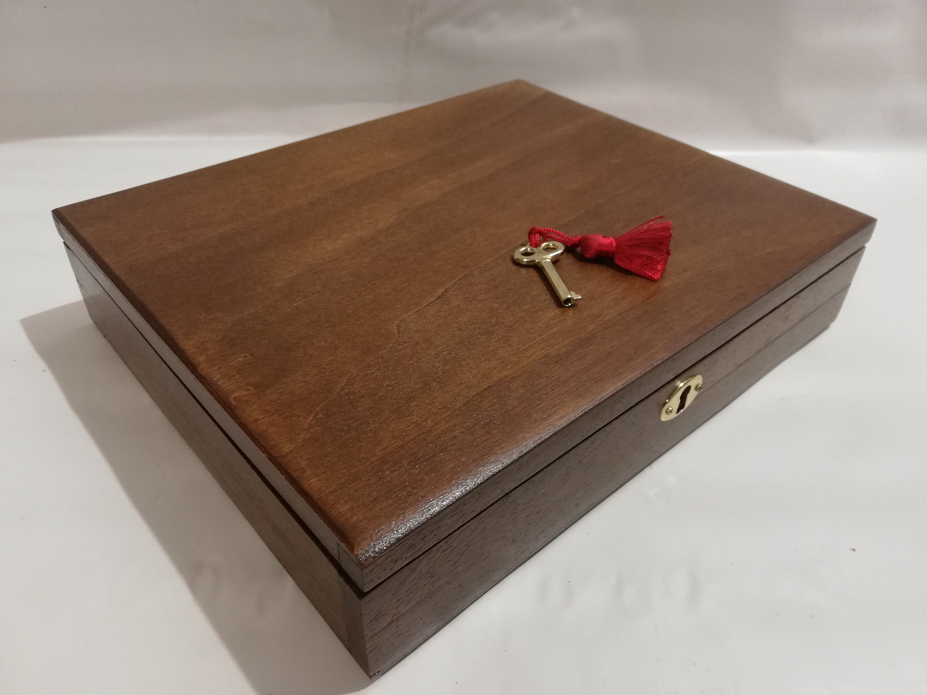 Box in Wood and Cardinal Red Velvet for Coins Medals Coin - Etsy