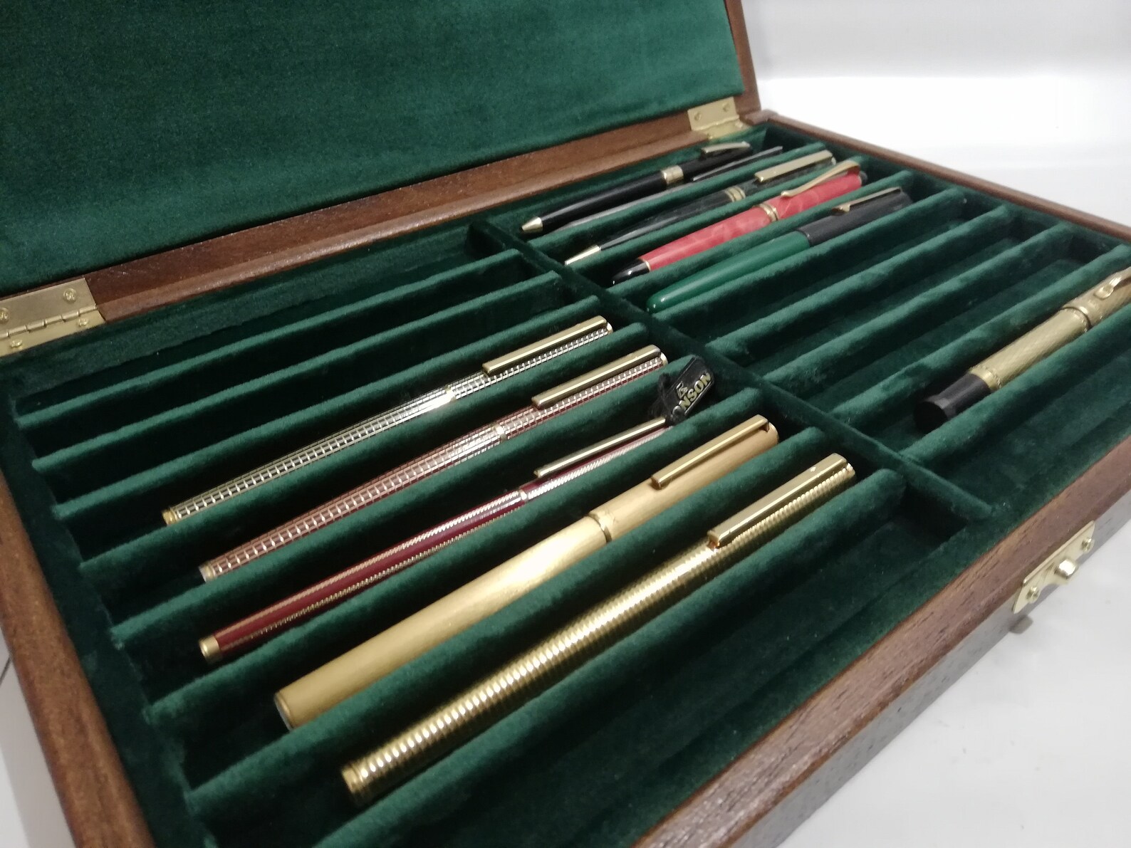 Pen Box, Wooden Case. Display for Fountain Pen Collection, Also ...