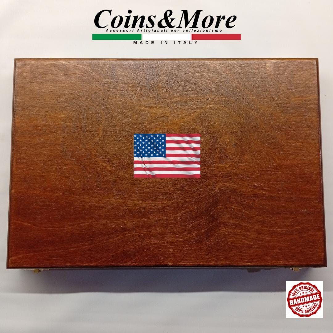 Handmade Customizable Wooden Coin Box for Collectors – Italian ...