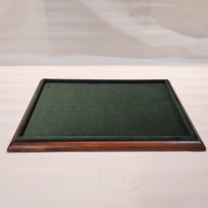 Tray in Wood and Velvet for Jewels, Coins, Medals CUSTOMIZABLE - Etsy