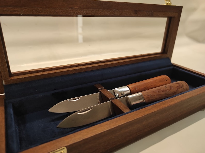 Wooden Case for Fine Collectible Knives Display Case - Etsy