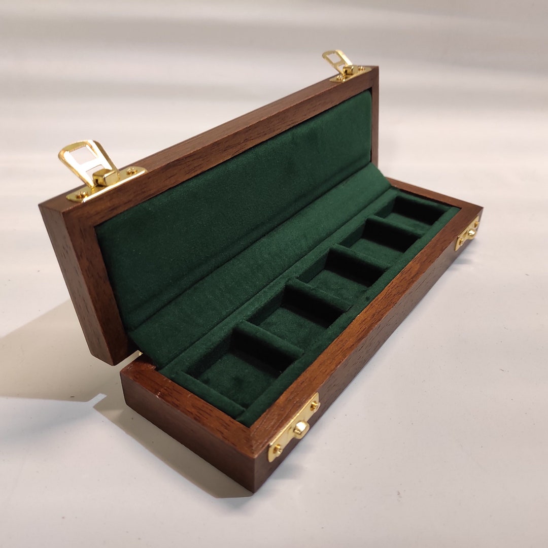 Refined solid wood case (5 Squares 30x30 Mm) "marenghi " - Etsy