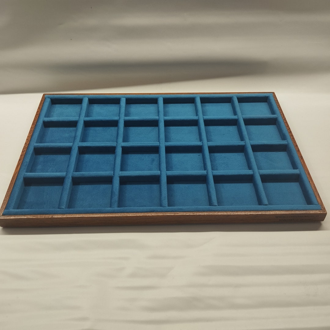 Luxury Tray in Italian Velvet and Damask Satin Ideal for Coins, Medals ...