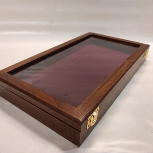 Display Case in Wood and Glass for Fossil Shells, Knives or Other - Etsy