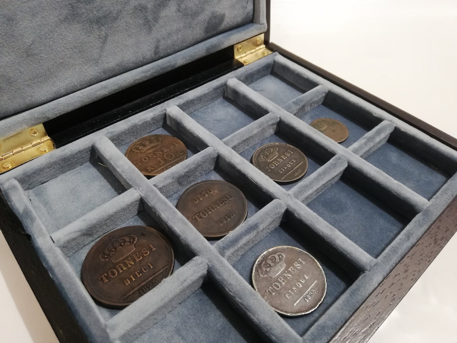 Wooden Case Box for Coins Medals Minerals Fossils Gems - Etsy