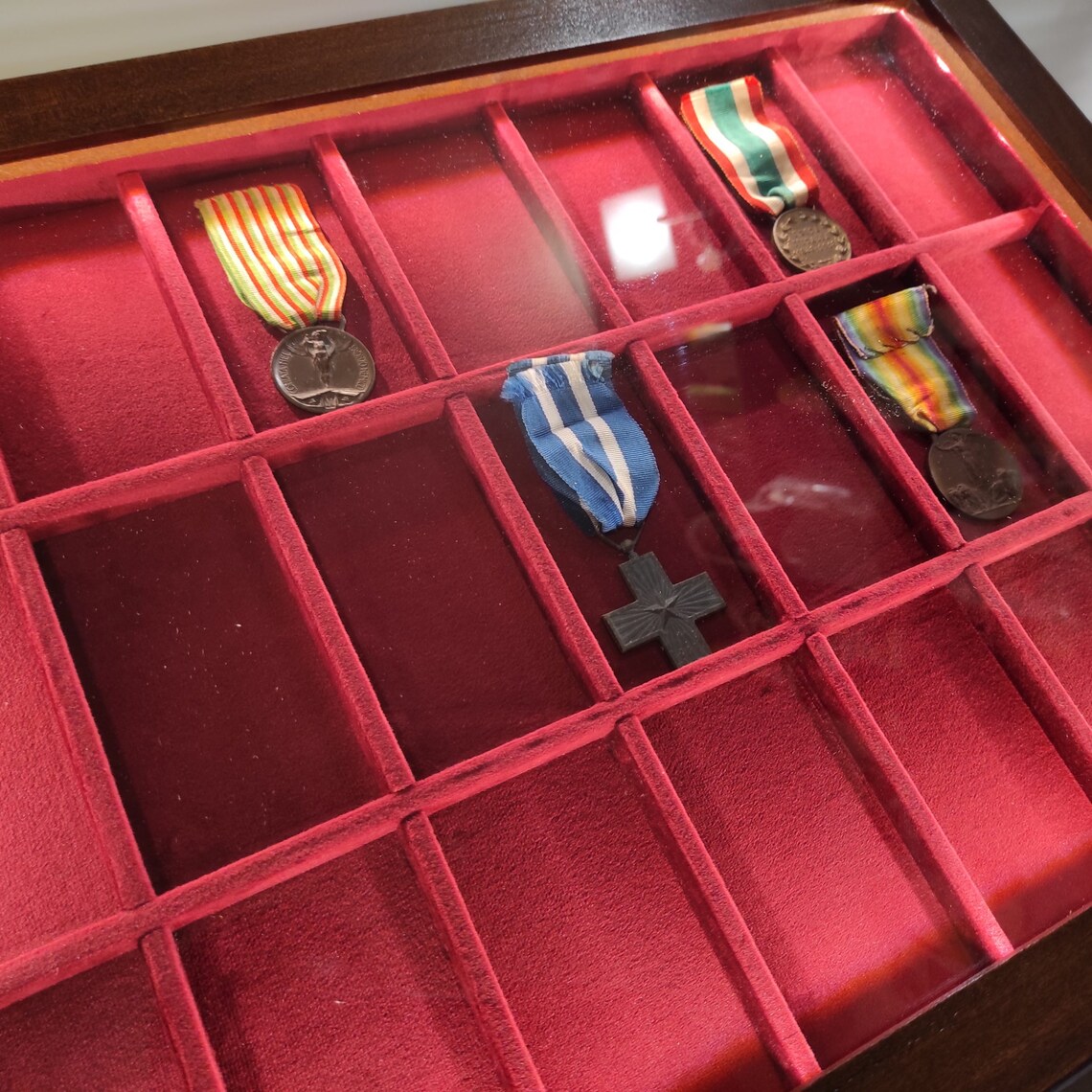 Showcase Display Case for Medals With LED Light Medals - Etsy
