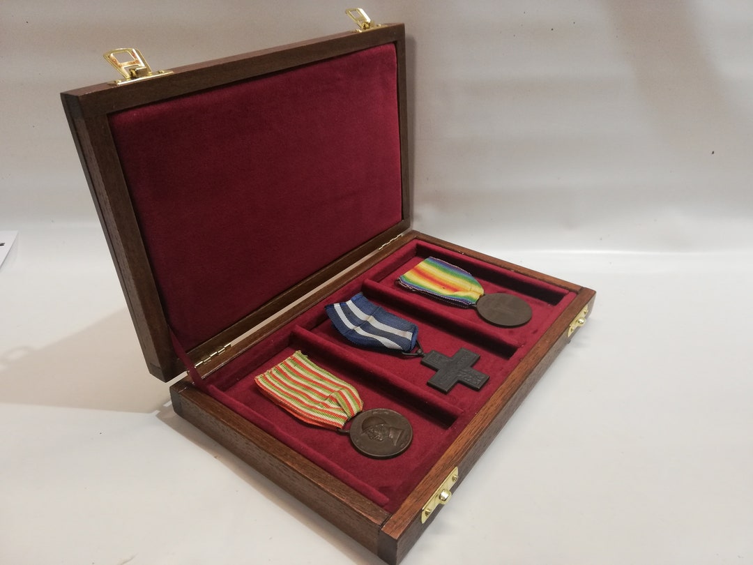 Wooden Case for Military Medals, Display Case - Etsy