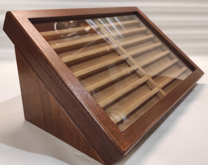 Pen Box, Wooden Case. Display for Fountain Pen Collection - Etsy