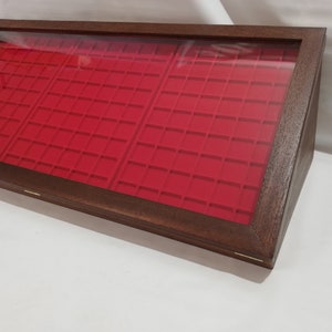 Real Wood Display Cabinet With Unbreakable Plexiglass Cover and ...