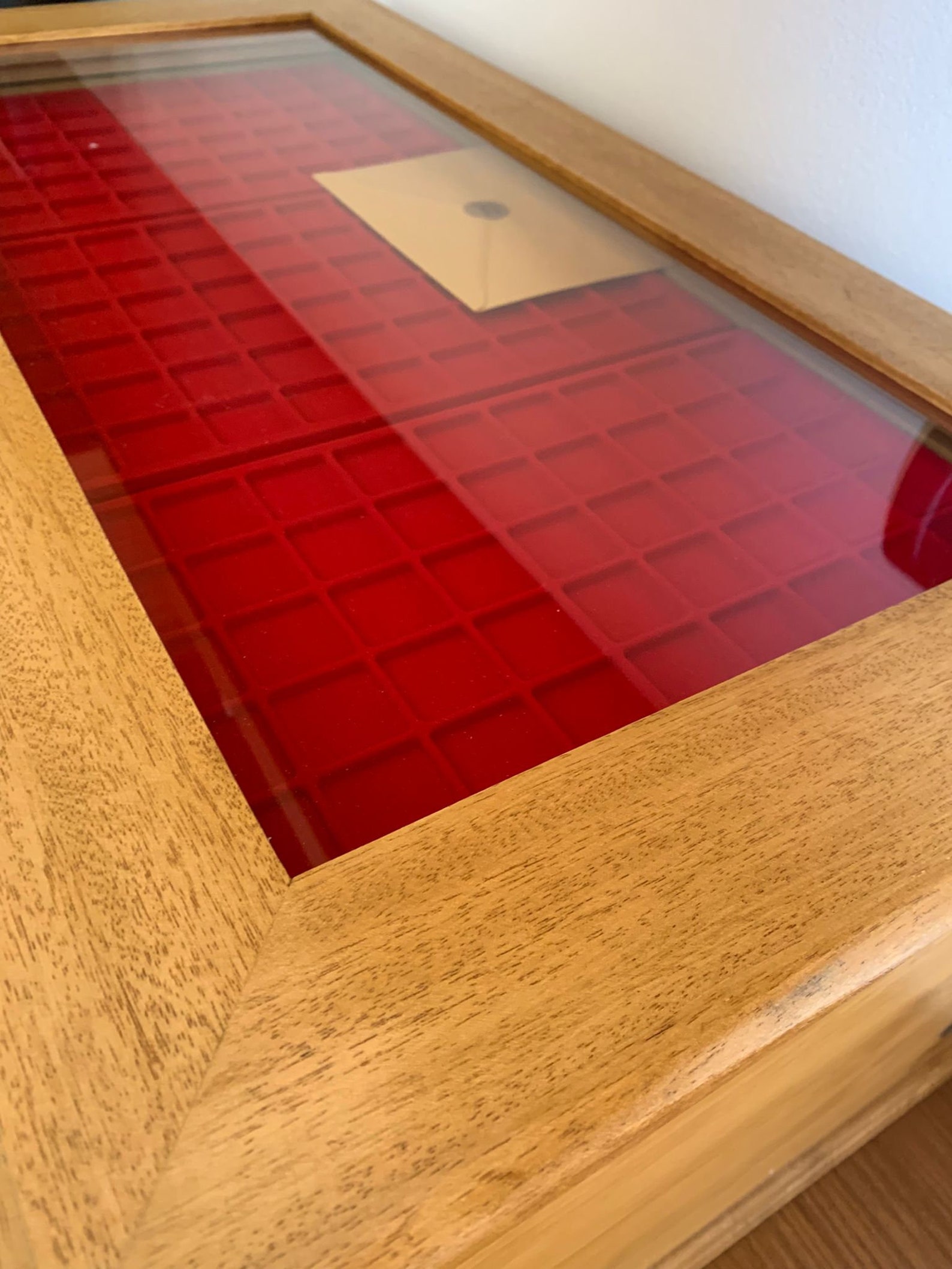 Large Coin Cabinet With 10 Drawers in Flocked Red or Italian First ...