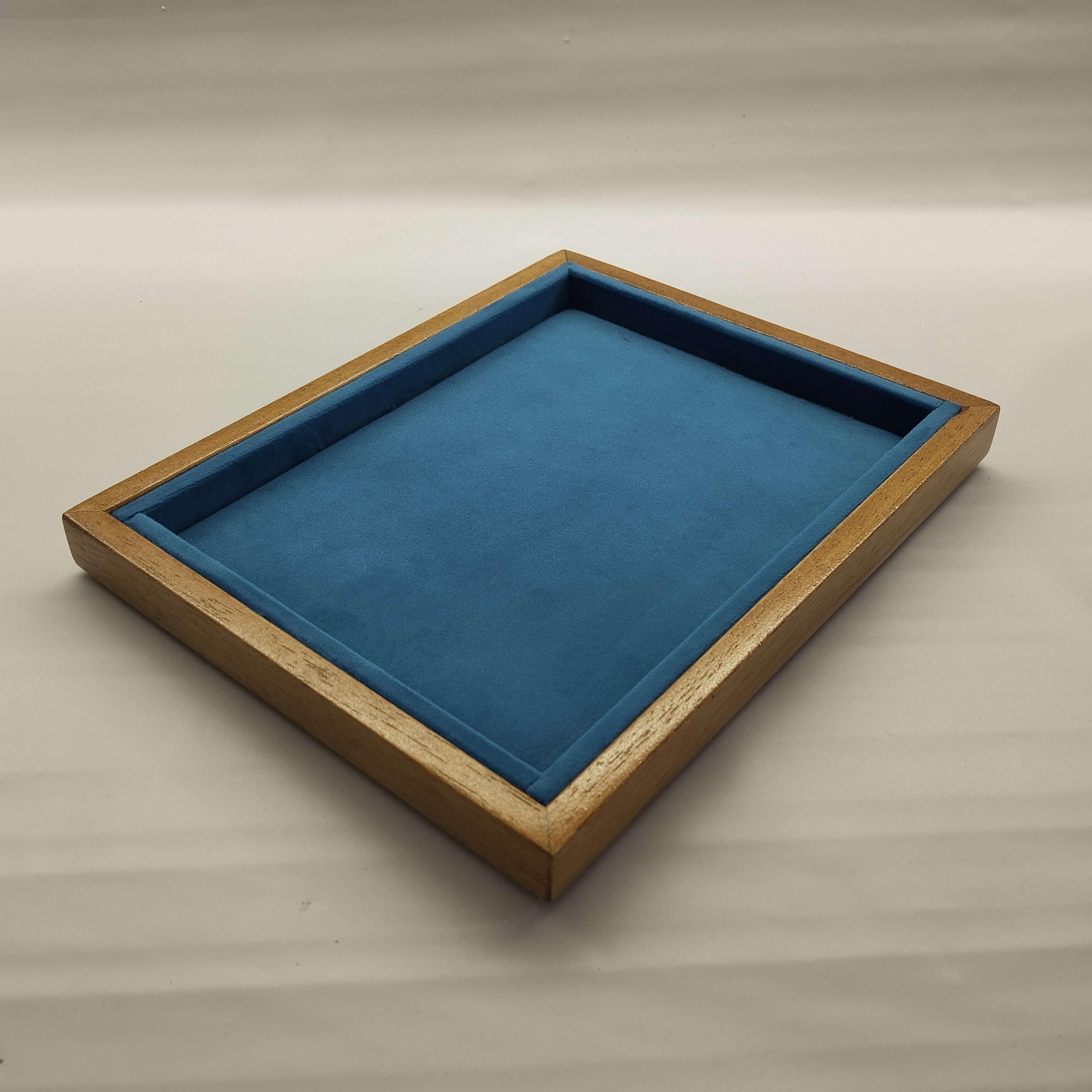 Jewelry Display Tray Wood Satin Lined 24x19cm Artisan Made in Italy - Etsy