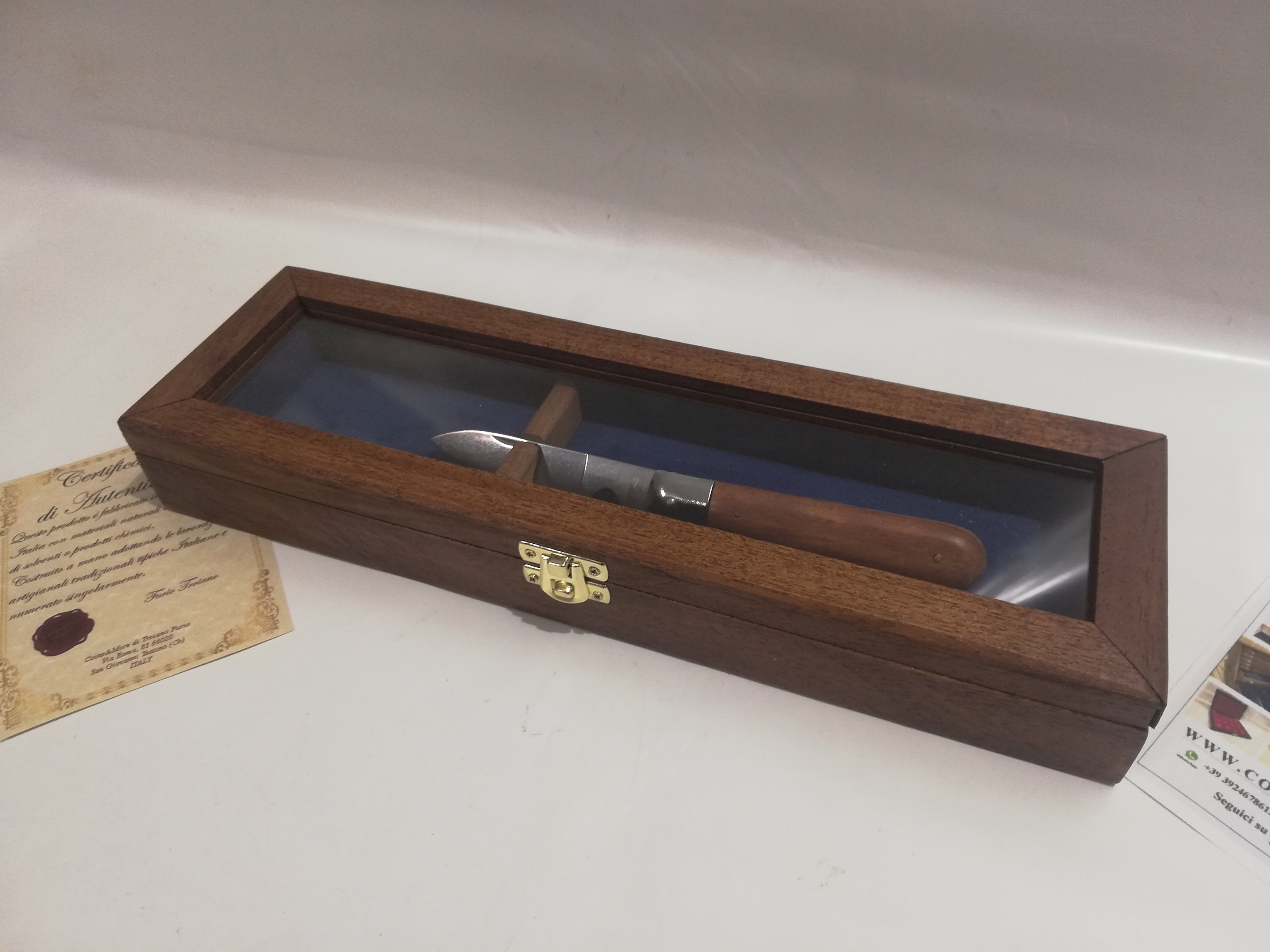 Display for Collectible Knives Personalized Box in Wood and - Etsy