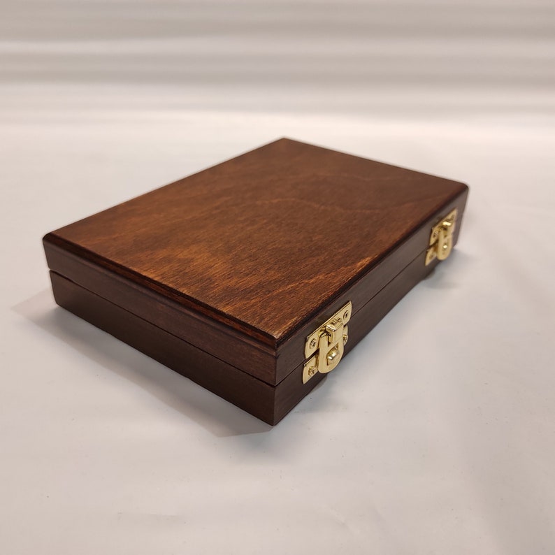 Wooden Case for Coins Customizable 6 Boxes 5050 Mm - Etsy