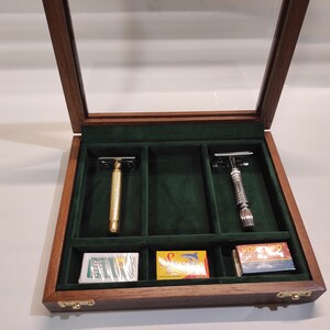 Refined case for 3 SAFETY RAZOR- HANDMADE in Italy - - Etsy