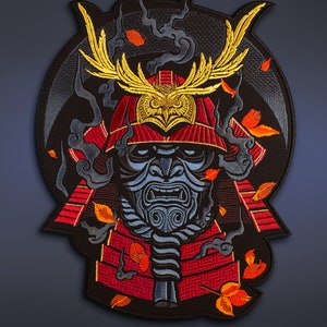 Back Patch, Samurai Patch, Battle Jacket Patch, Iron on Patches ...