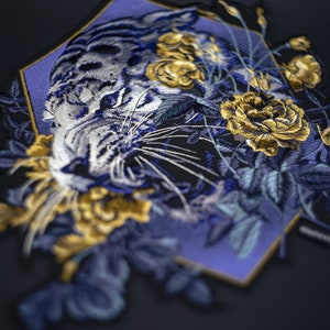 Tiger Back Patch, Embroidered Tiger, Emo Patches, Patches for Jackets ...