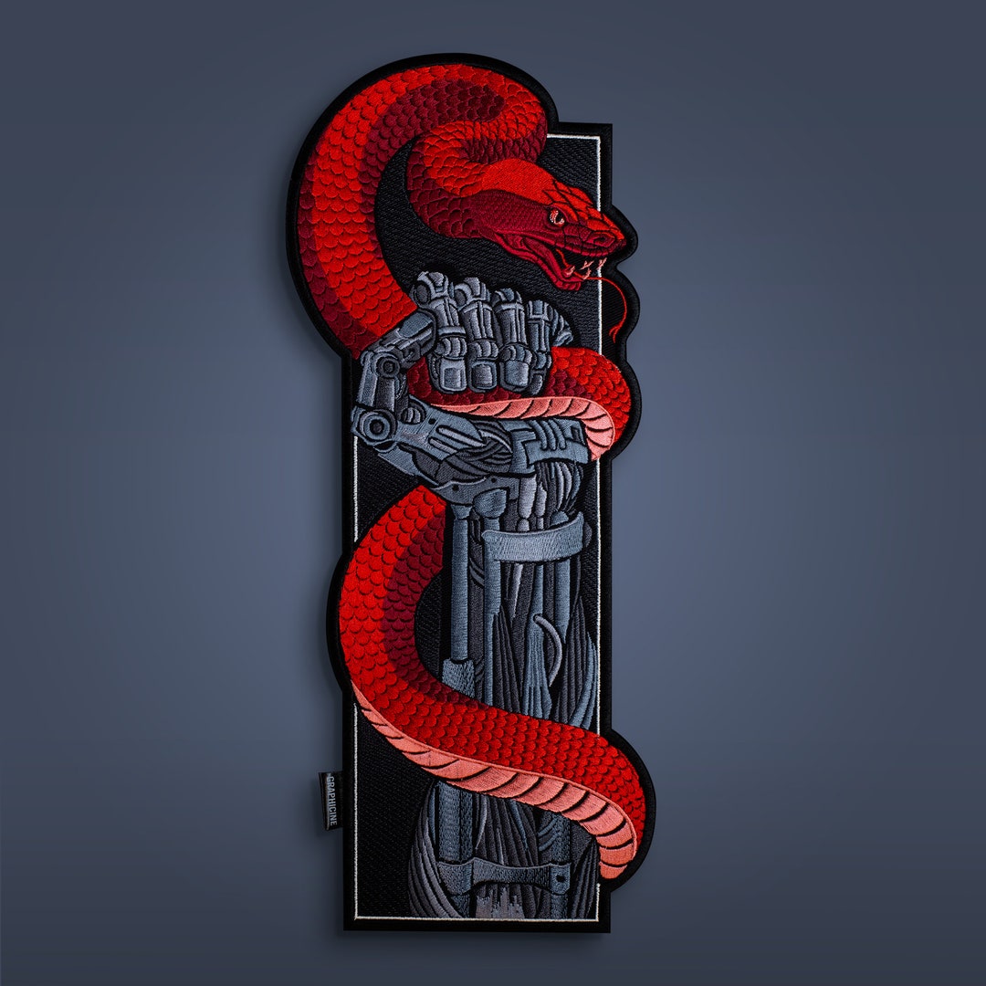 Snake Accessories, Cyberpunk Cosplay, Cyberpunk Patch, Snake Patch ...