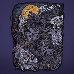 Phoenix Patch, Back Patch, Patches for Jackets, Mythical Bird, Fashion ...