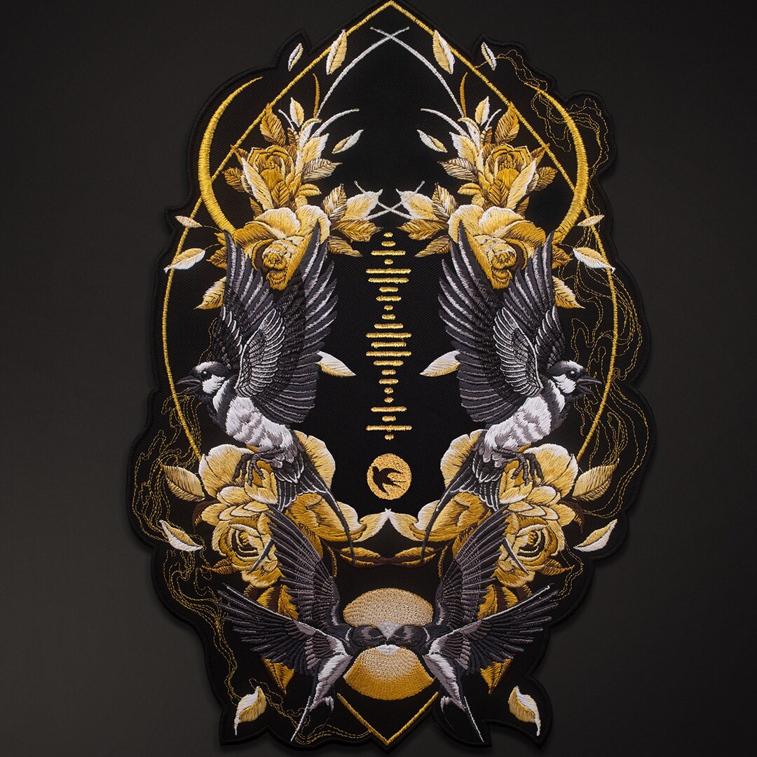 QR Code Patch, Back Patch, Music Code Patch, Iron on Patch, Pink Patch ...