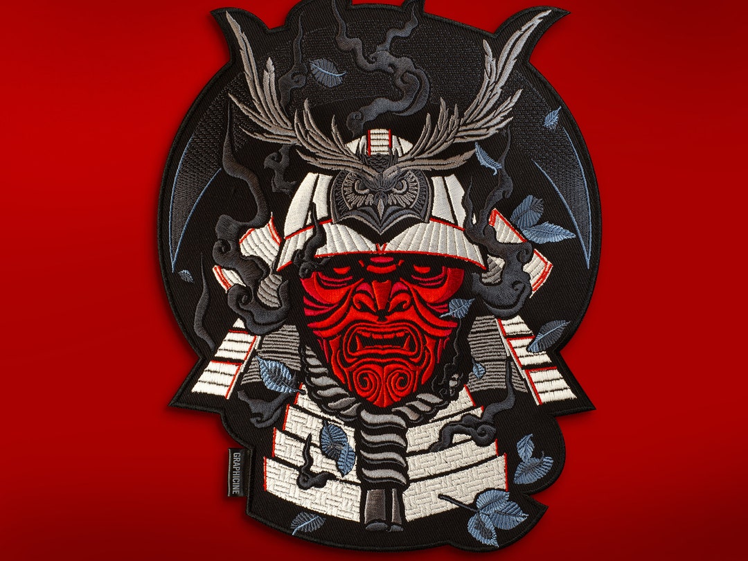 Back Patch, Samurai Patch, Battle Jacket Patch, Iron on Patches ...