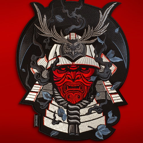 Samurai in Combat Back Patch Large Fotopatch Iron on AA3 - Etsy