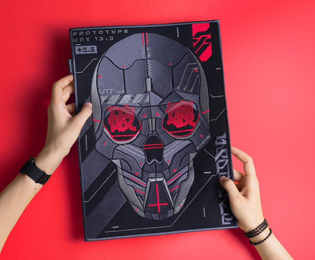 Skull Patches, Back Patch, Cyberpunk Patch, Cyberpunk Cosplay, Battle ...