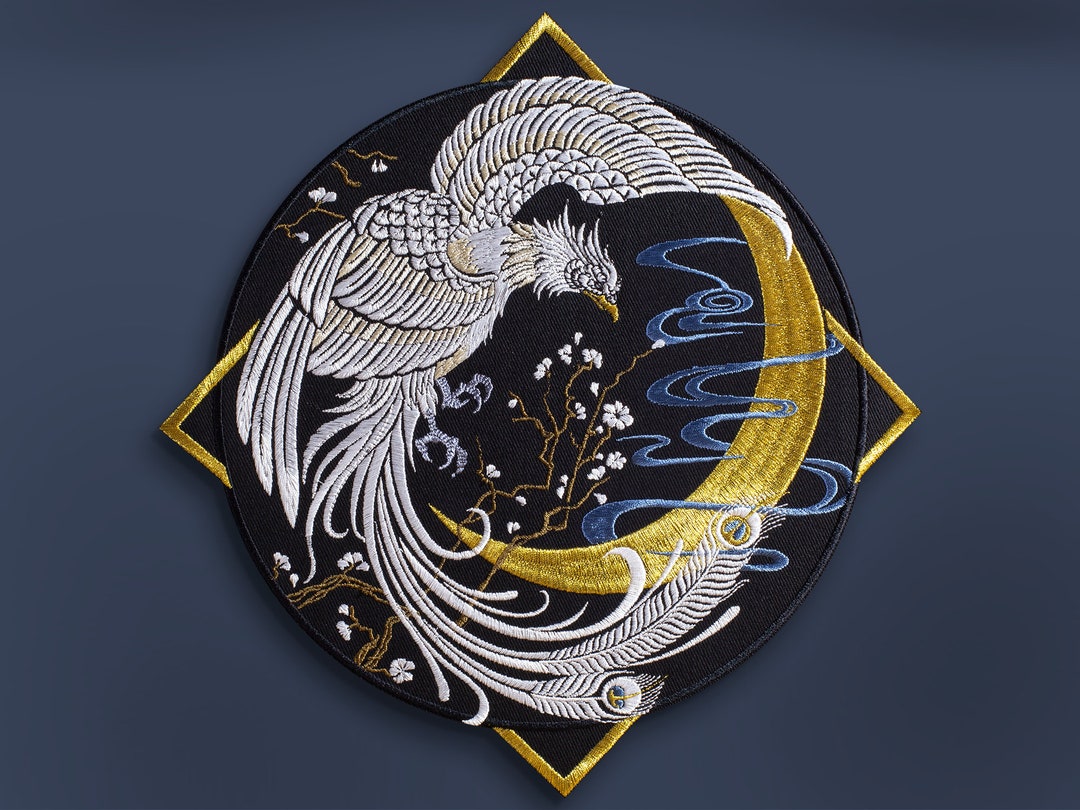 Phoenix Ring, Phoenix Patch, Iron on Patch, Mythical Creatures ...