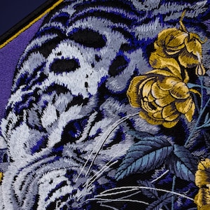 Tiger Back Patch, Embroidered Tiger, Emo Patches, Patches for Jackets ...