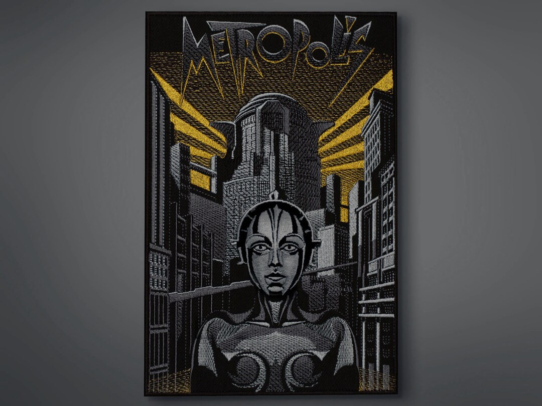 Retro Movie Patch, Iron on Patch, Metropolis Movie Patch, Back Patch ...