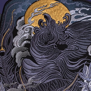 Phoenix Patch, Back Patch, Patches for Jackets, Mythical Bird, Fashion ...