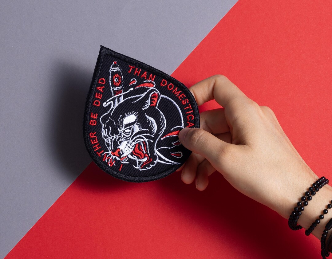 Patch, Panther Patch, Iron on Patch, Embroidered Patch, Patches for ...