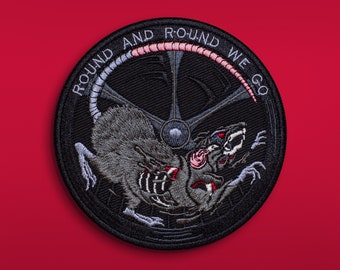 Rat Skull Patch - Etsy