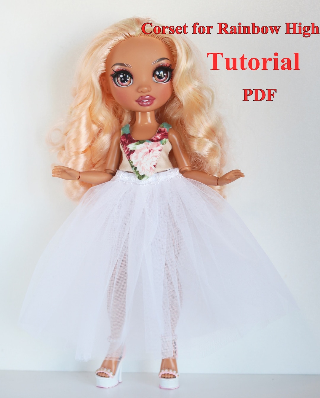 Tutorial for Rainbow High Clothes for Dolls PDF Corset for - Etsy Australia