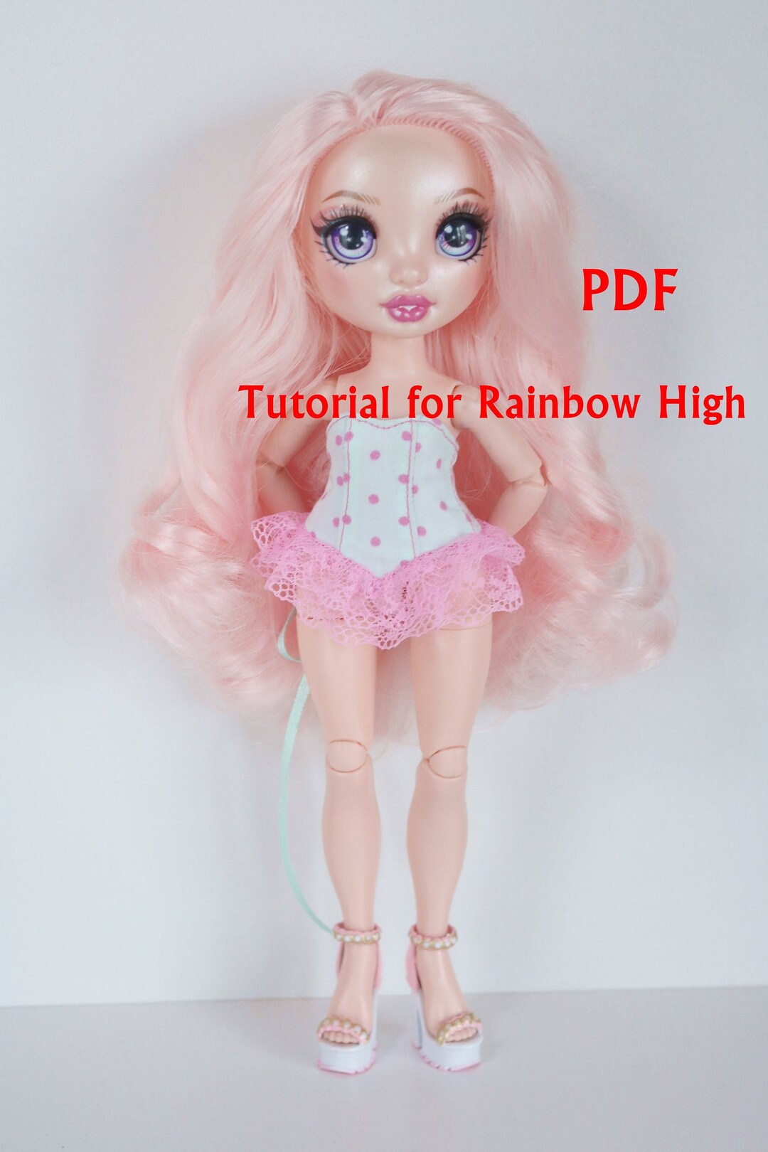 Tutorial for Rainbow High Clothes for Dolls PDF Corset for - Etsy Canada