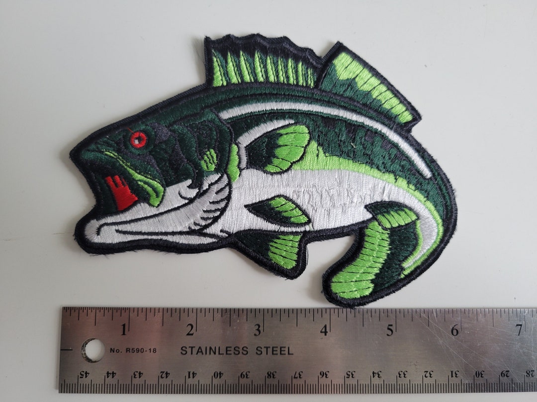 Vintage Largemouth Bass Patch - Etsy