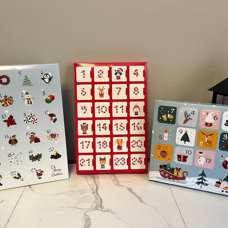 Fillable Advent Calendar - Etsy