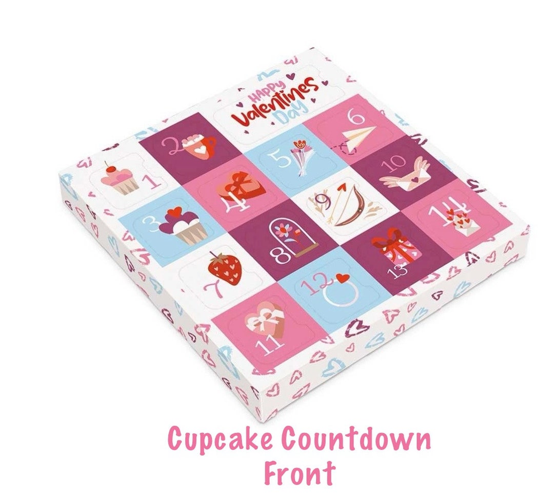 Candy Filled Valentines Day Countdown Calendar - Etsy