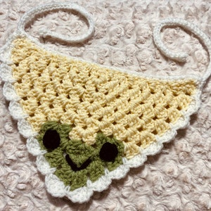 Frog Peeper Crochet Bandana Boho Handmade Head Accessory - Etsy