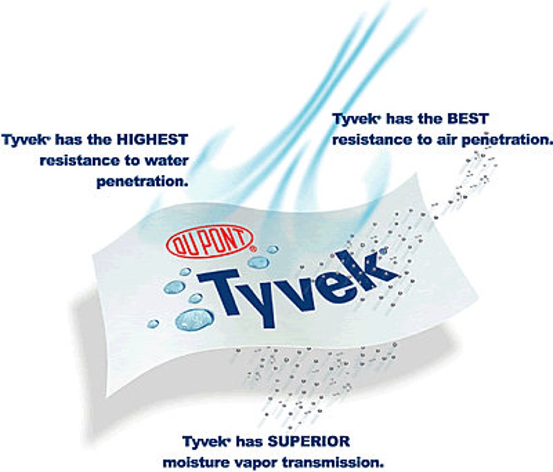 6 X 8 Ft. Dupont TYVEK Homewrap Sheet Moisture Vapor Barrier - Etsy