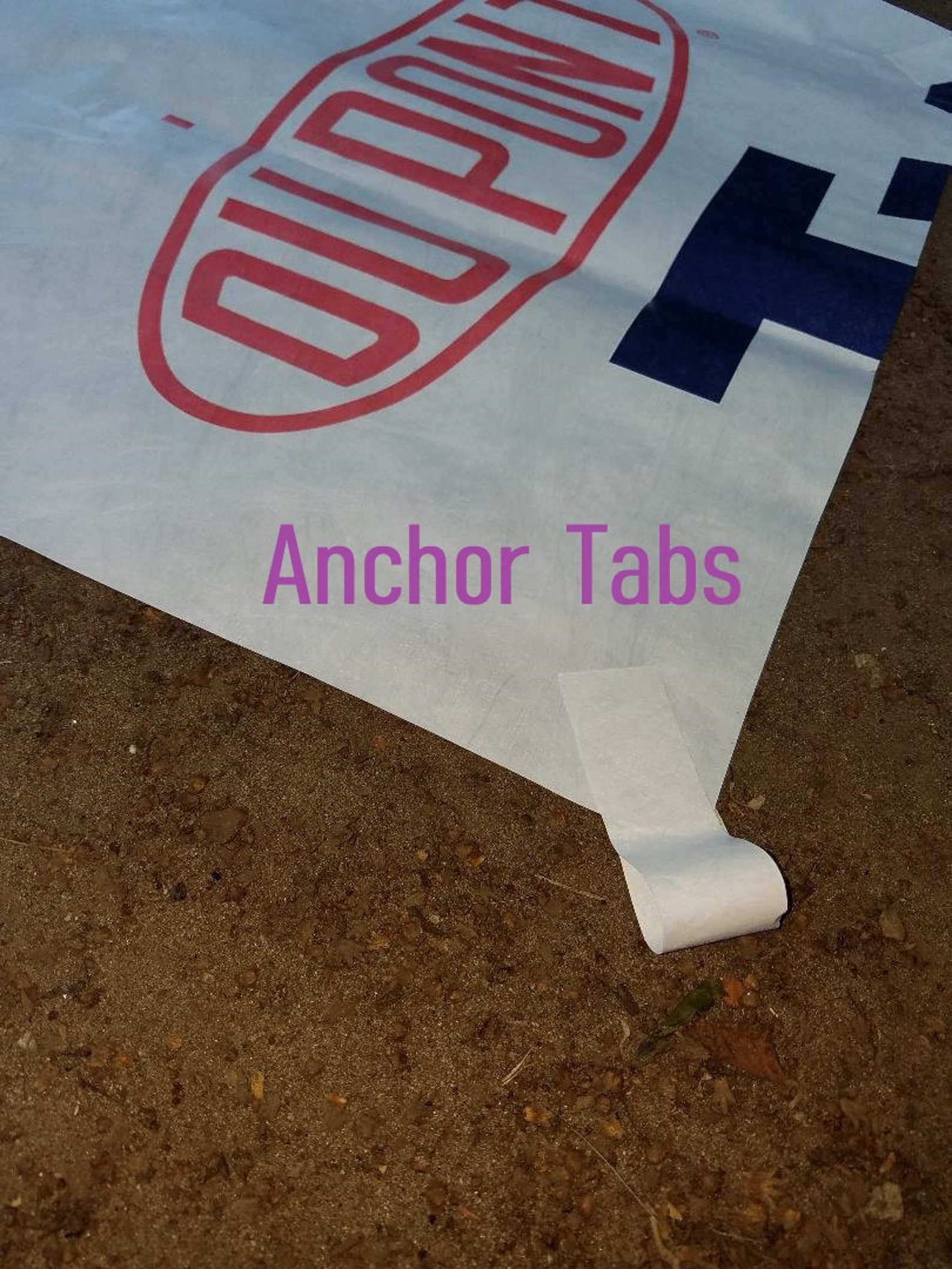 8 X 5 Ft. Tyvek Tarp Ground Sheet Tent Footprint W/ 6 Tyvek Self ...