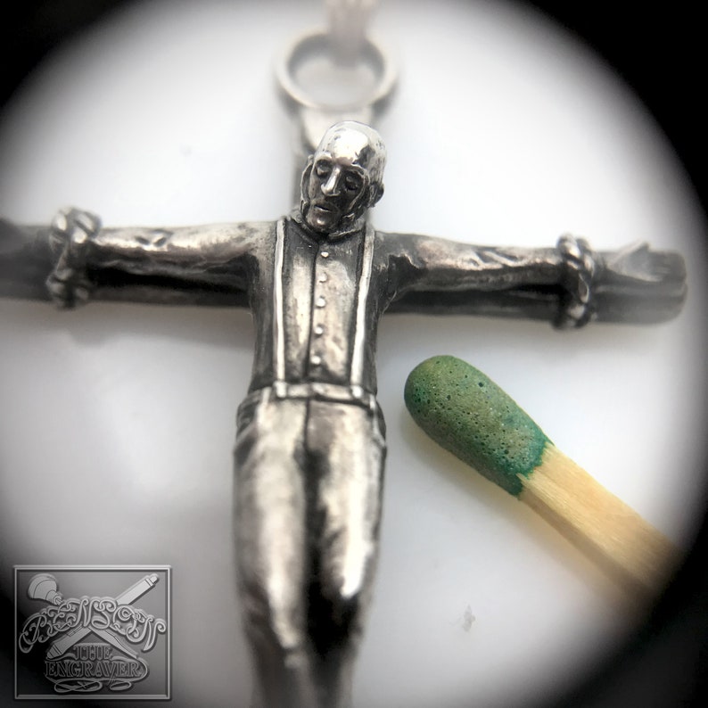 Pendant "crucified Skinhead" - Sterling Silver - Skinhead - Cross ...