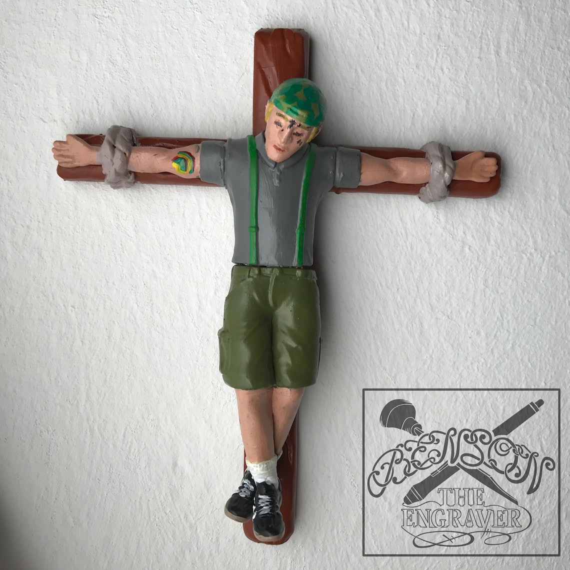 Crucified Skinhead Wanddeko Dekoration 024 | Etsy