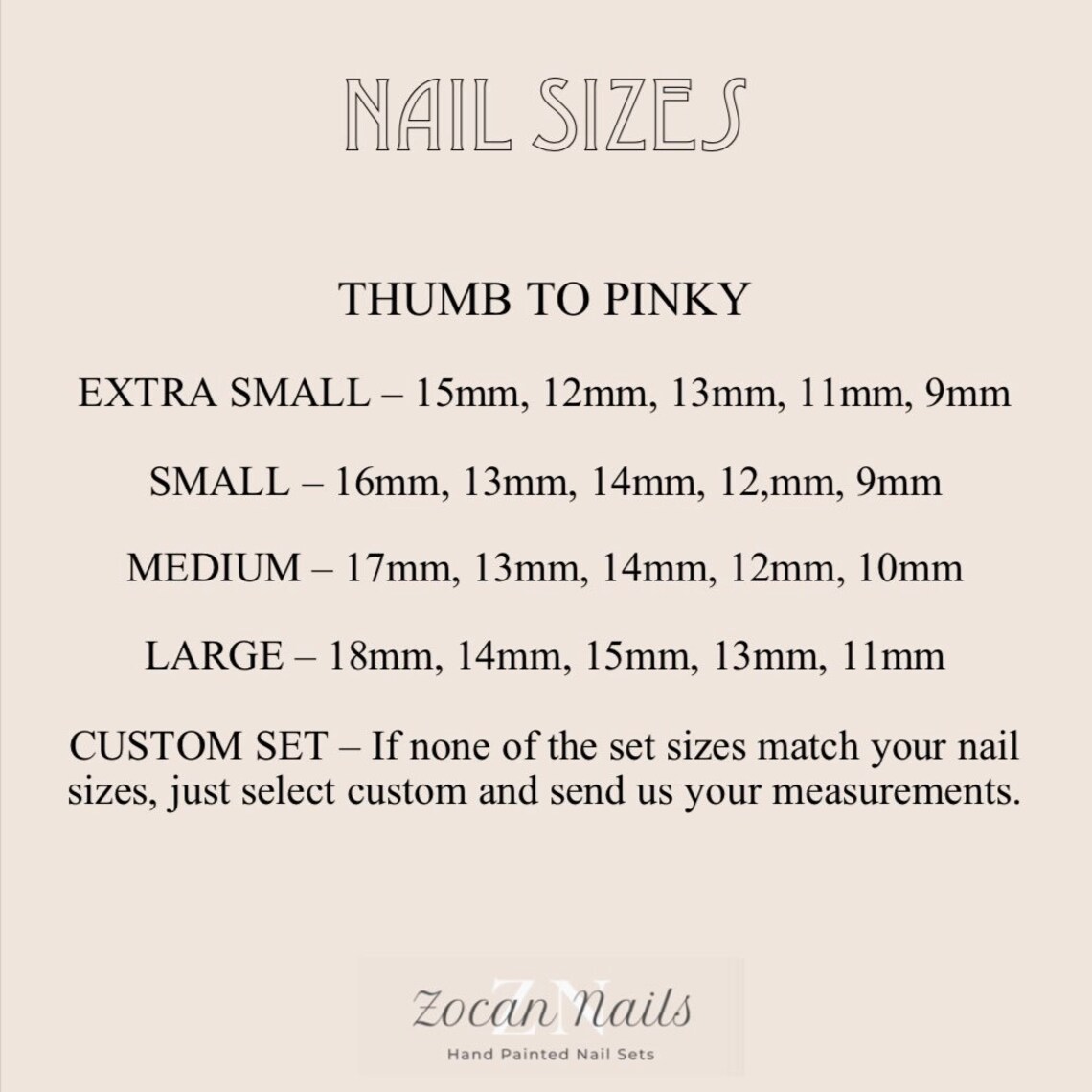 Sage Green Set of Nails With Gold Foil Print Set of Nails Stick on ...