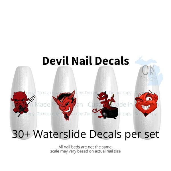 Red Devil Decals - Etsy